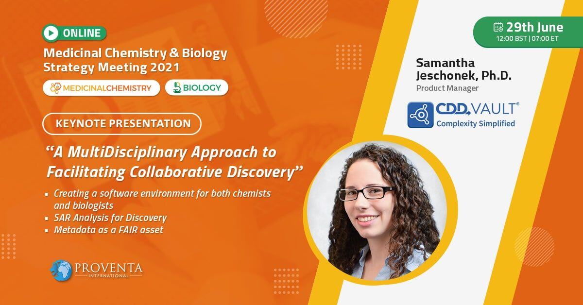 CDD Presenting at Medicinal Chemistry and Biology Strategy Meeting ...